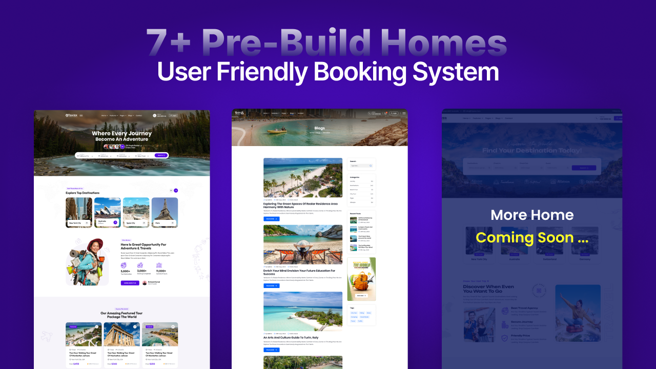 Tourex – Travel Agency & Hotel Booking Solution by ThemeDox | CodeCanyon